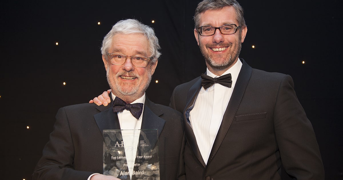 Alan Baird named Lecturer of the Year again | Press release